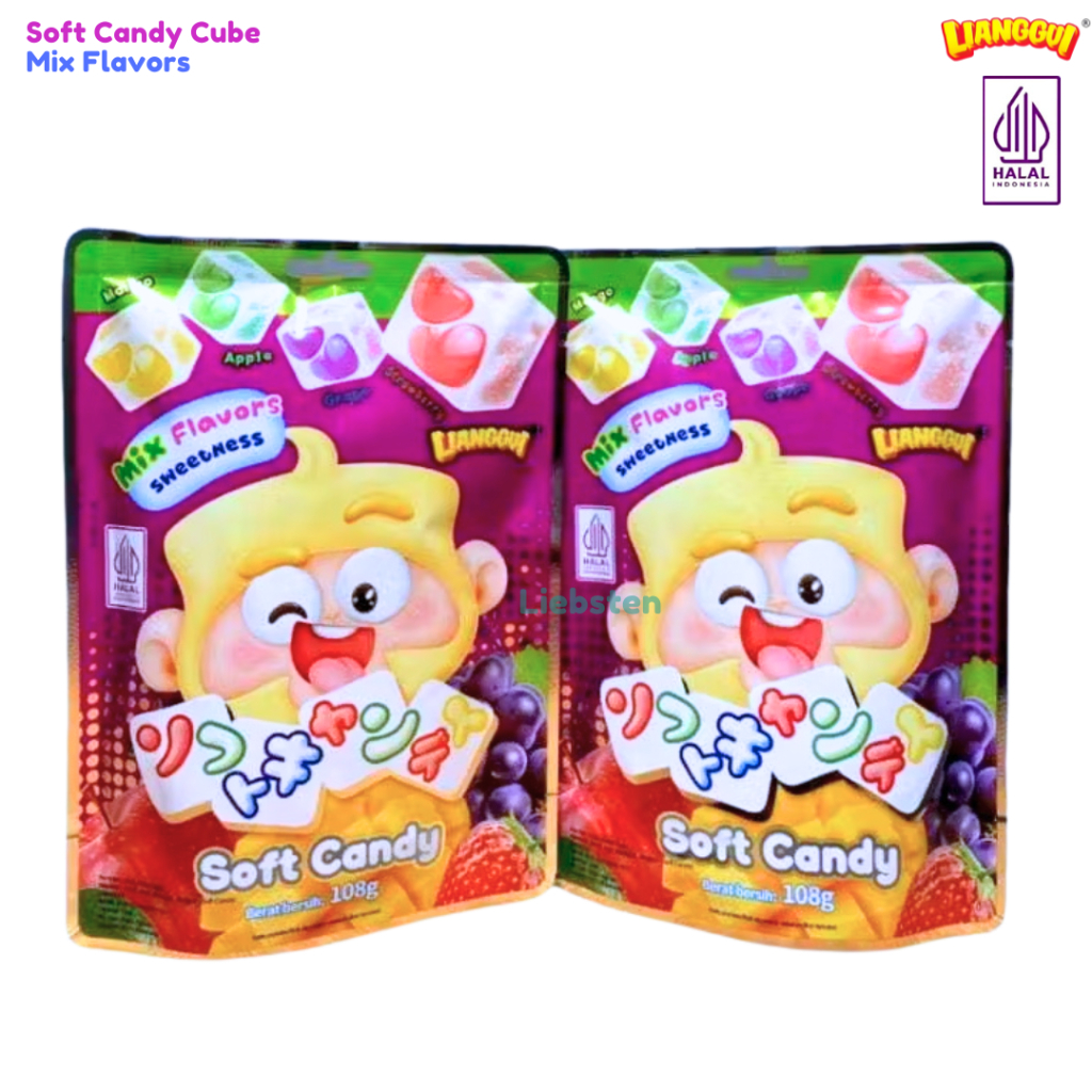 Jual LIANGGUI PERMEN LUNAK ANEKA RASA / SOFT MIX CANDY FLAVORS / PERMEN ...
