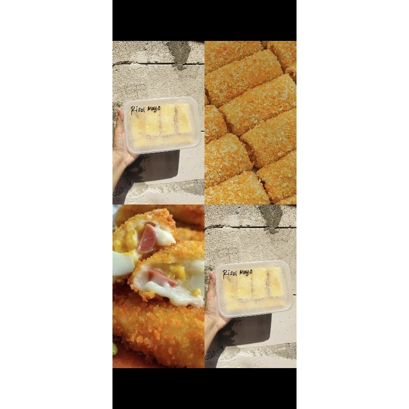 Jual risol mayo isi 10biji kemasan tepak | Shopee Indonesia