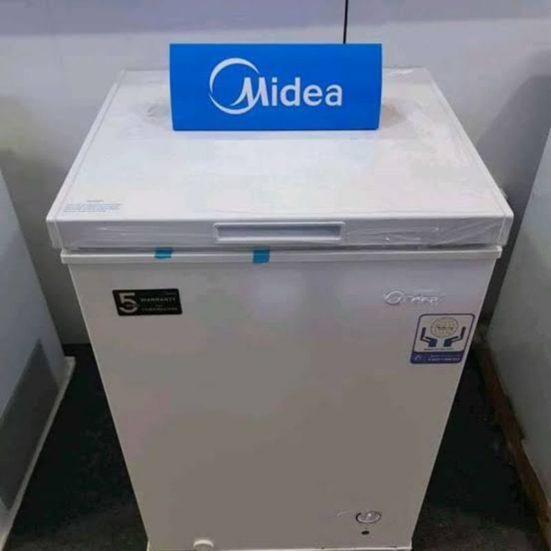 Jual chest freezer box 100L Midea HS129 | Shopee Indonesia
