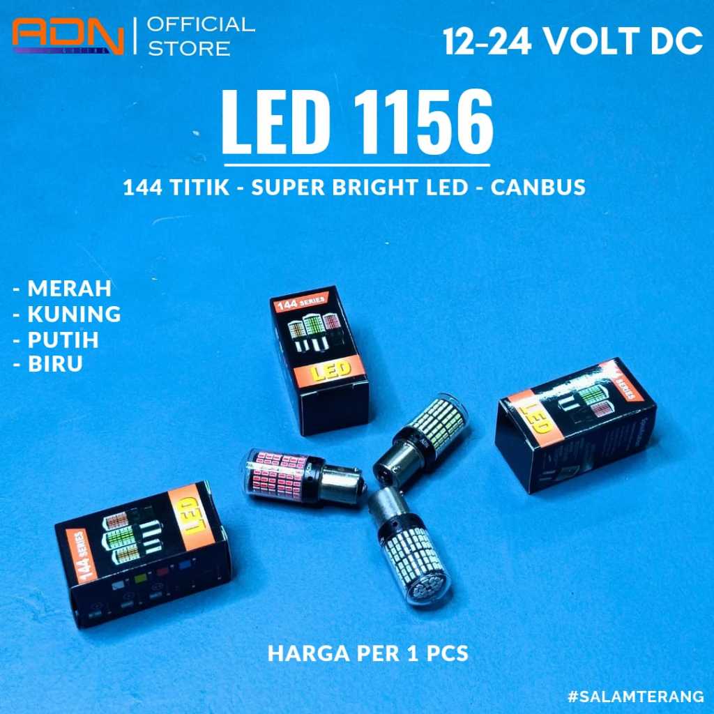 Jual LAMPU LED SEIN 1156 1 KAKI CANBUS / NO HYPER FLASH / BA15S ...
