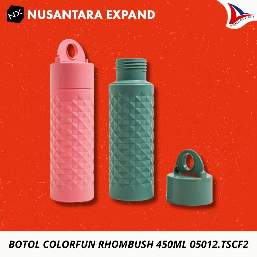 Jual Botol Minum Color Fun Rhombush 450 ML Botol Minum Plastik | Shopee ...