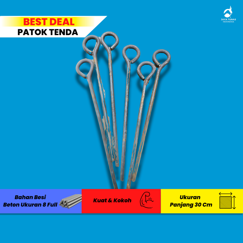 Jual patok tenda pramuka / pasak tenda pramuka / patok tenda regu ...