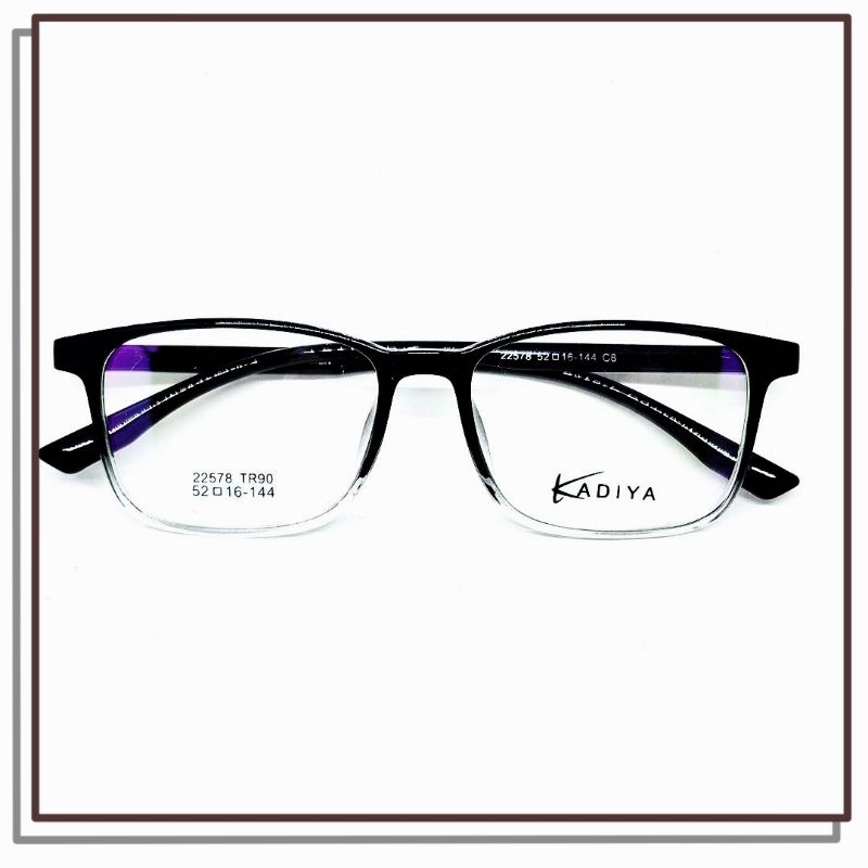 Jual FRAME KACAMATA PLASTIK KADIYA 22578 Model Keren Gagang LENTUR ...