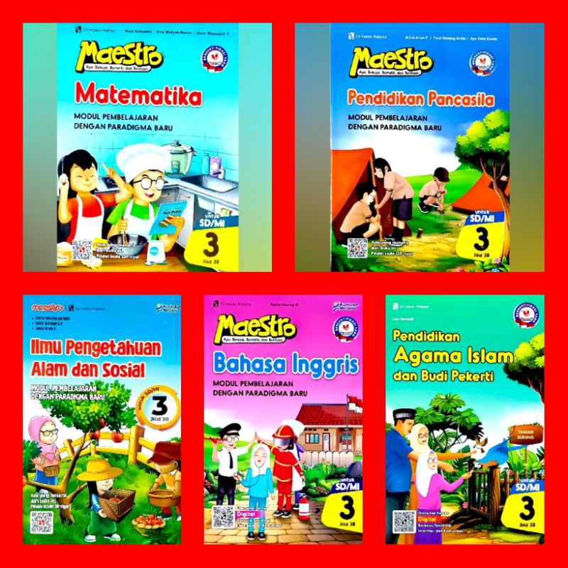 Jual LKS Maestro kelas/Klas 3 SD/MI Kurikulum Merdeka Semester 2 ...