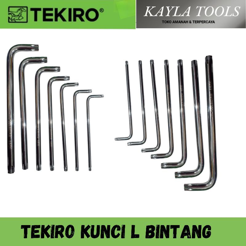 Jual TEKIRO KUNCI L BINTANG PANJANG (Tanpa Lubang) Dijamin Original | Shopee Indonesia