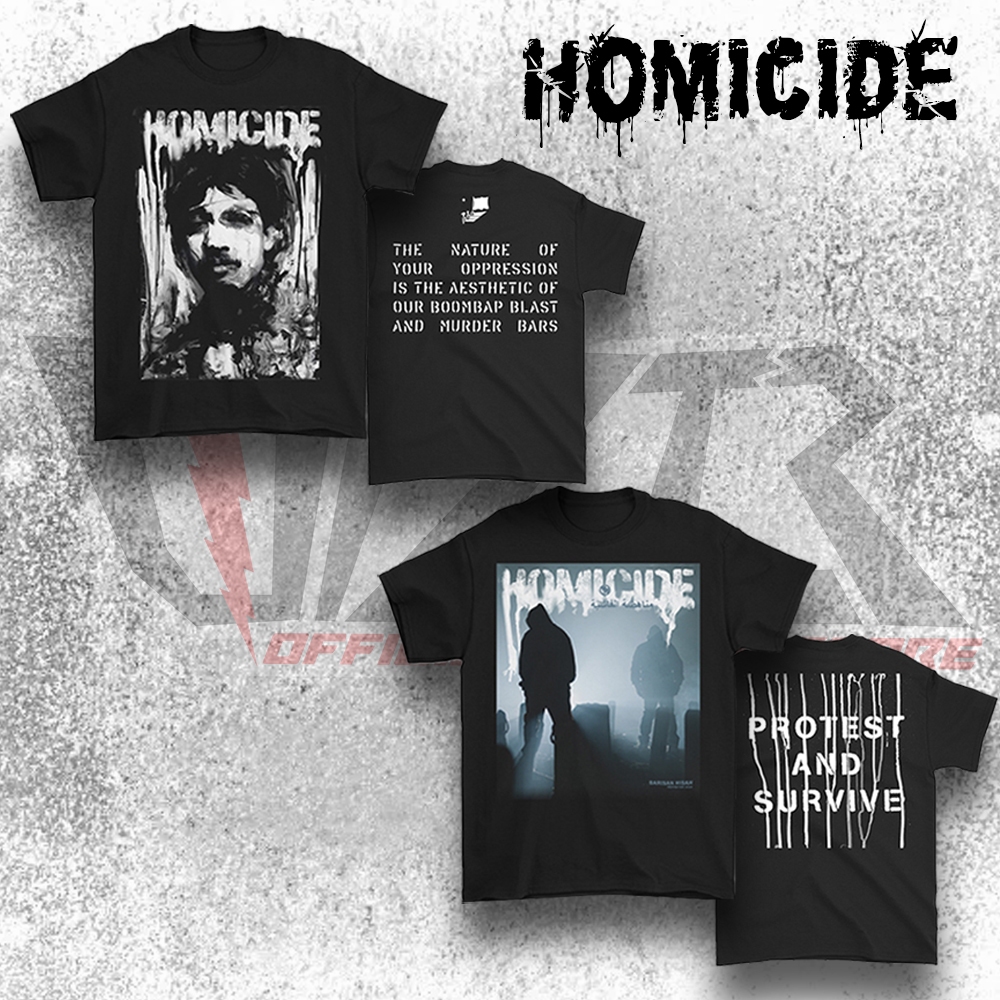 Jual T Shirt Official HOMICIDE - BARISAN NISAN dan MUNIR 2024 | Shopee ...