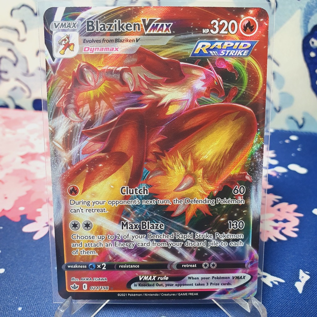 Jual Blaziken VMAX Full Art Ultra Rare E 021/198 Pokemon TCG English ...