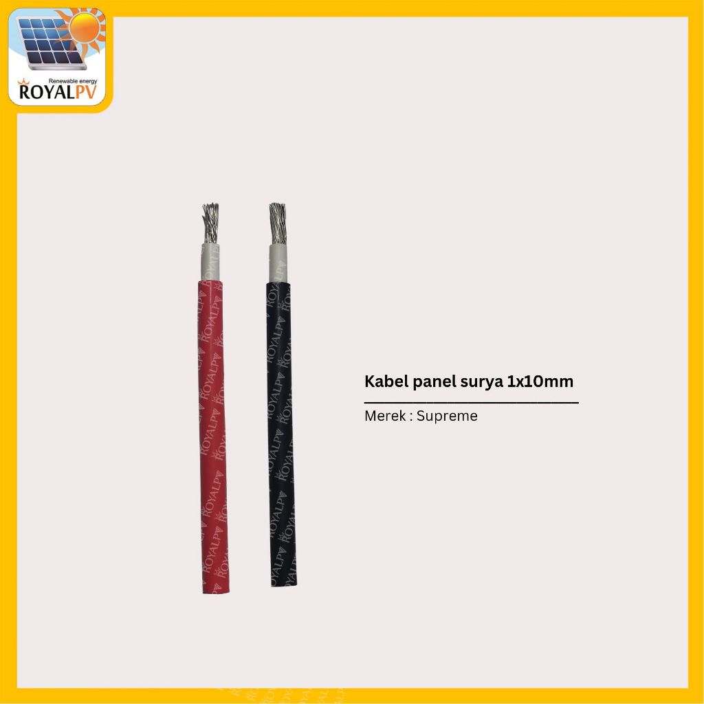 Jual Kabel panel surya solar pv solar panel H1Z2Z2-K 1x10mm | Shopee ...