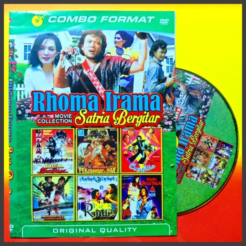 Jual Kaset Film Indonesia Jadul Koleksi Laga H. Rhoma Irama Pilihan Satria Bergitar Campuran isi ...