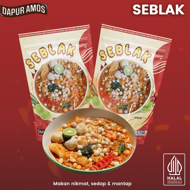 Jual [PAKET BUNDLING NIKMAT] 2 SEBLAK INSTAN - DapurAmos | Shopee Indonesia