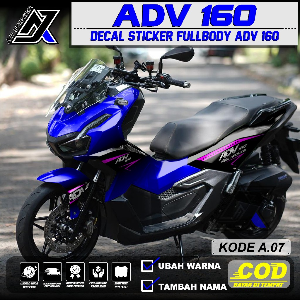 Jual Sticker ADV 160 Full Body - Decal ADV 160 Full Body Gradasi ...
