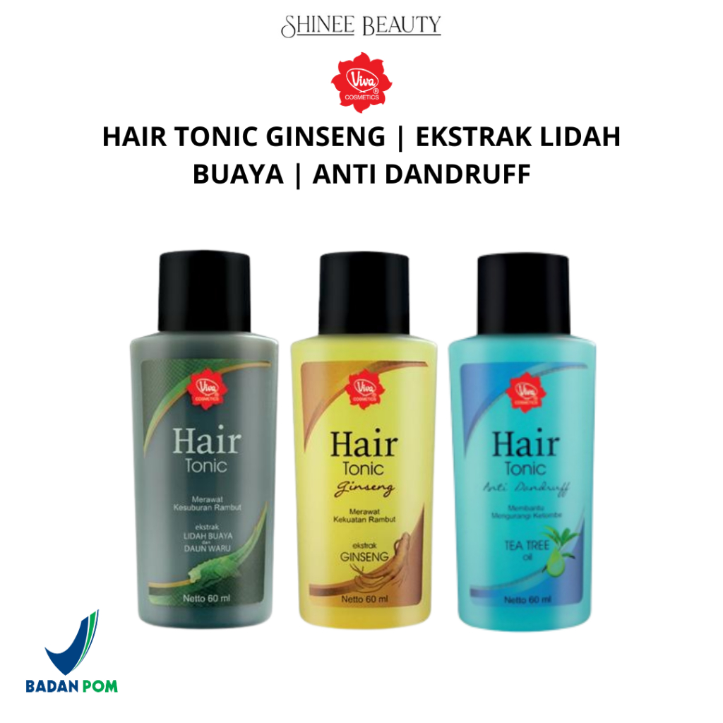 Jual VIVA HAIR TONIC ORIGINAL 60ML/HAIR TONIC GINSENG/HAIR TONIC VIVA ...