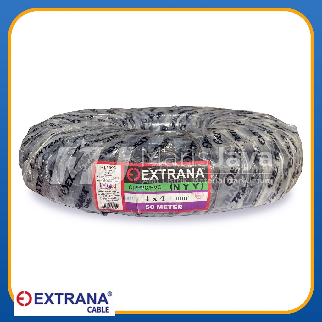 Jual Kabel Tanam EXTRANA NYY 4x4 mm² 50 meter (PER ROLL) | Shopee Indonesia