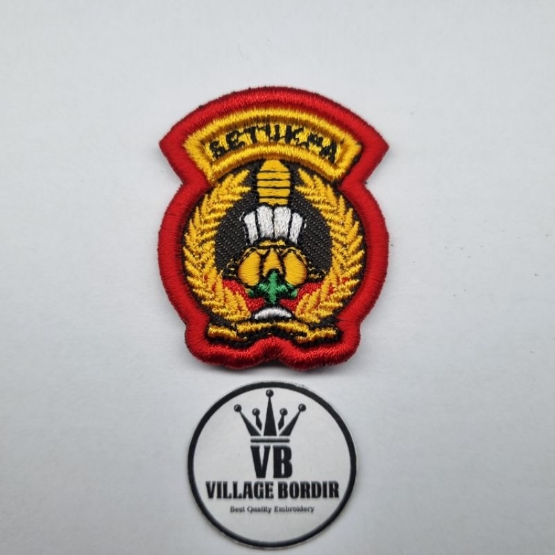 Jual ATRIBUT LOGO PIN STUKPA POLRI BORDIR TIMBUL | Shopee Indonesia