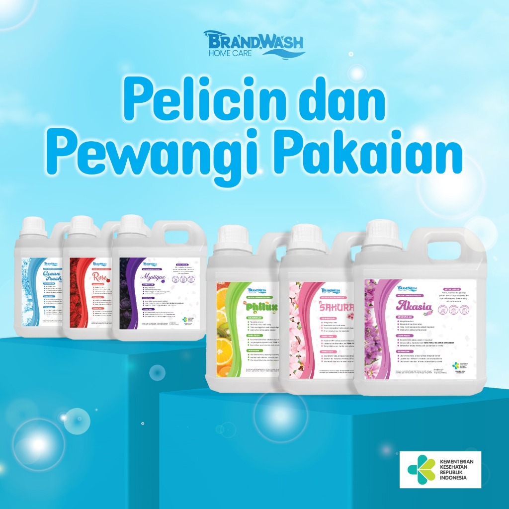 Jual Brandwash - Pelicin Setrika, Pewangi dan Pelembut Pakaian 1 Liter ...