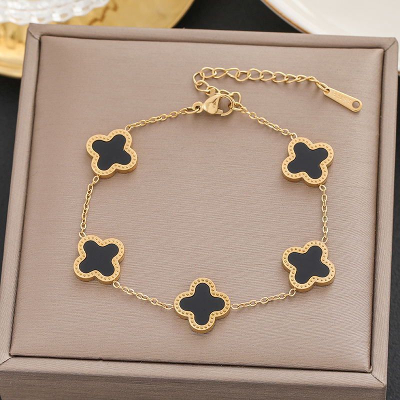 Jual TRENDING Gelang TanganTitanium Wanita Stainless Steel Elegan Plus ...