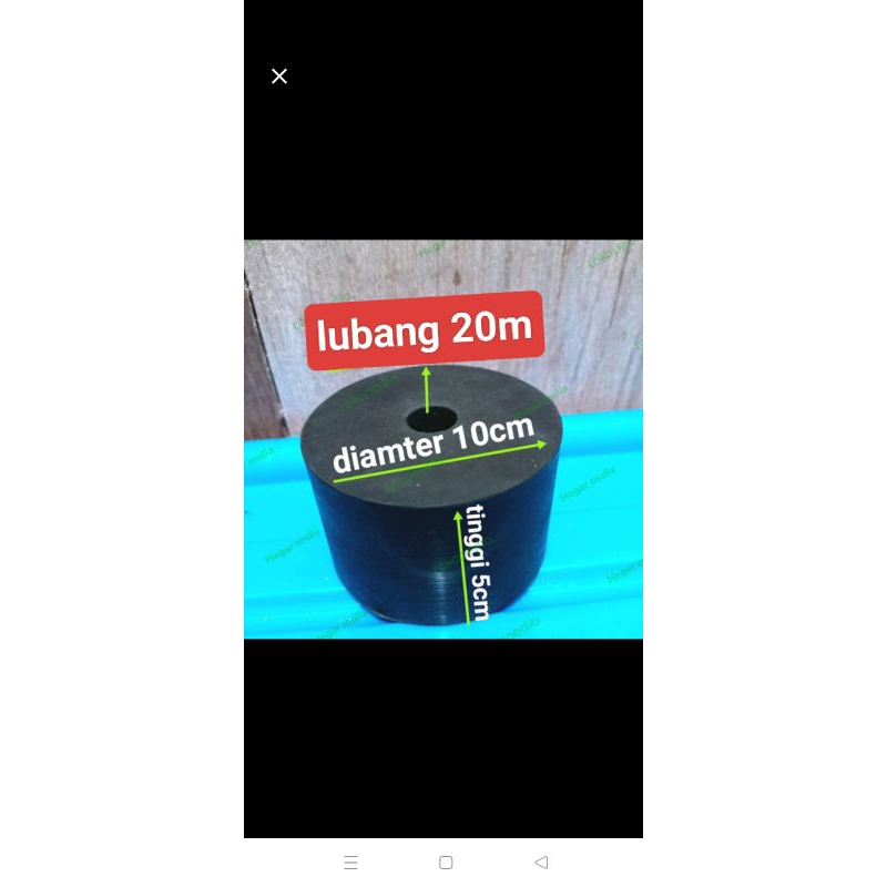 Jual KARET MOUNTING 5CM×10CM MONTING BUAT DUDUKAN SERBAGUNA PEREDAM ...