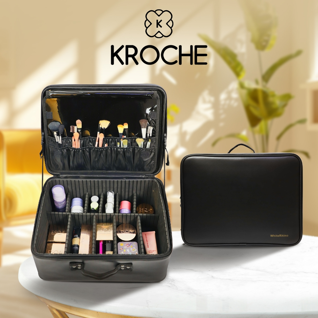 Jual Kroche - Tas Makeup Tas Kosmetik Beauty Case 46x36x23 Travel ...