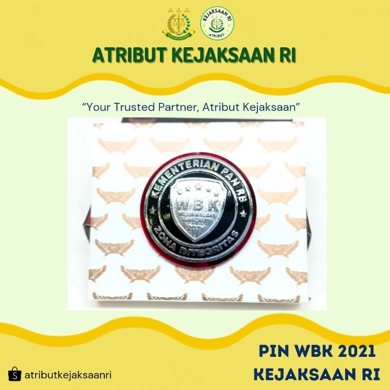 Jual ATRIBUT KEJAKSAAN RI - PIN WBK 2021 KEJAKSAAN RI | Shopee Indonesia