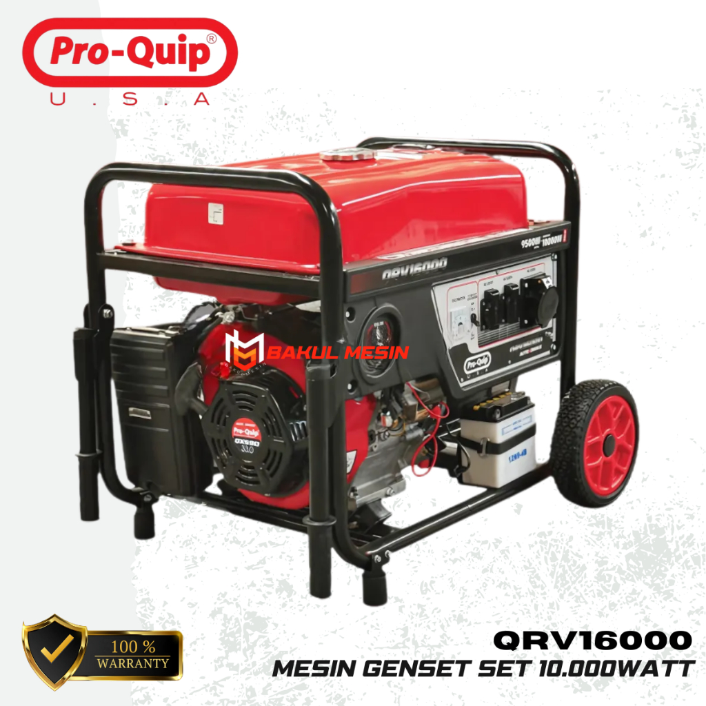 Jual Proquip QRV16000 Mesin genset generator set 10.000 WATT QRV 16000 ...