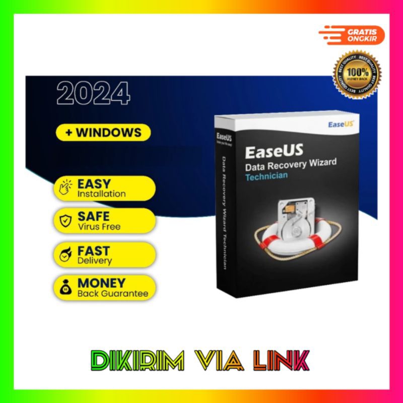 Jual EaseUS Data Recovery Wizard Technician 17 [WIN] | Shopee Indonesia