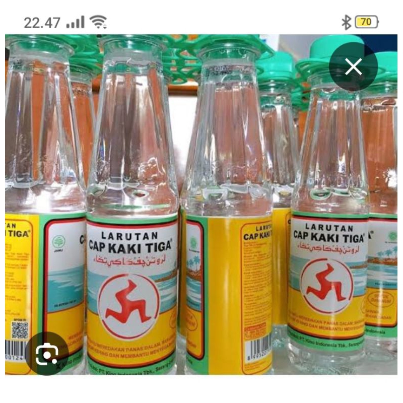 Jual larutan cap kaki tiga botol 200 per pack | Shopee Indonesia
