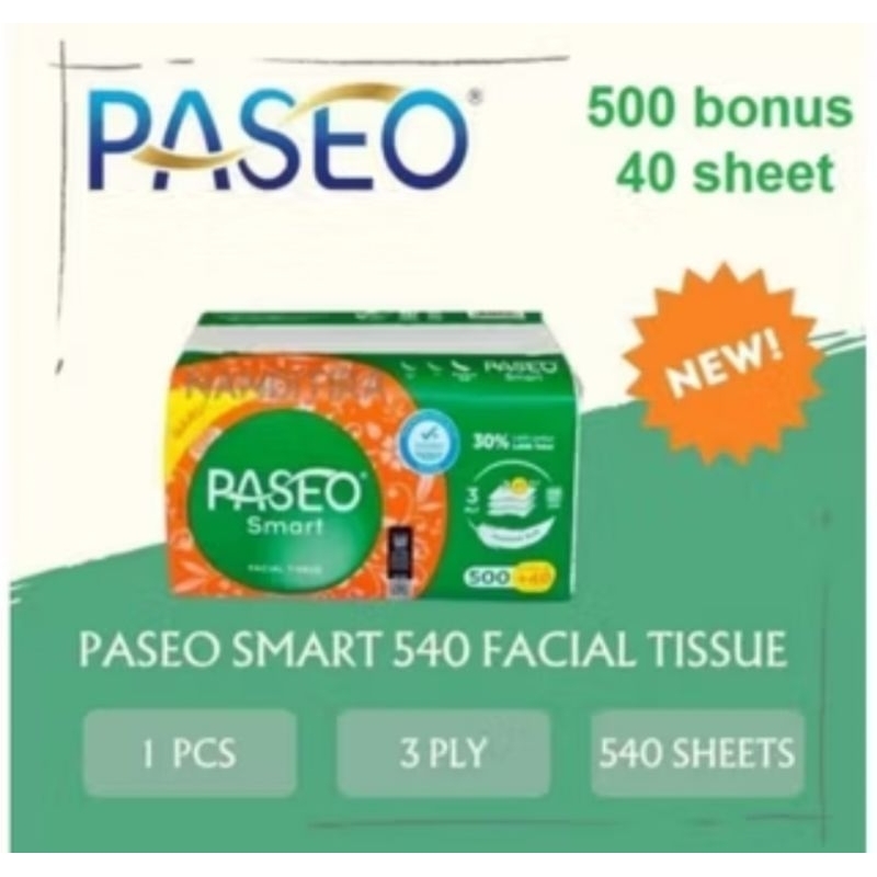 Jual Paseo smart facial soft pack 250's new | Shopee Indonesia