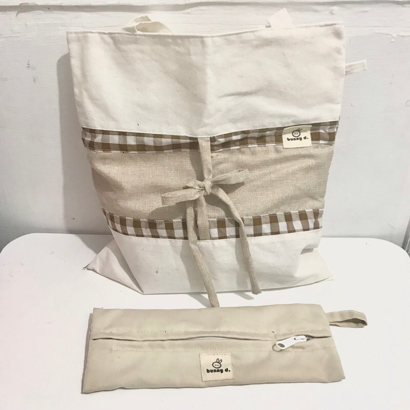 Jual COMBO SET/GIFT SET/TAS MATCHA BAG DAN PENCIL CASE/SET HADIAH ...