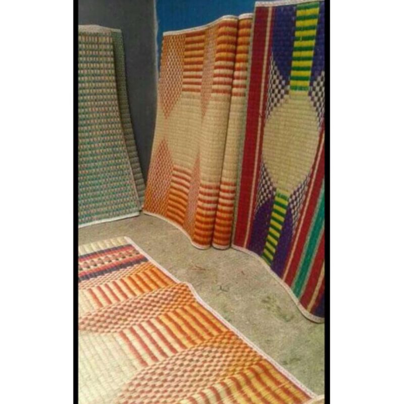 Jual Tikar tenun tradisional 200x75cm tikar lipat pandan mending asli ...
