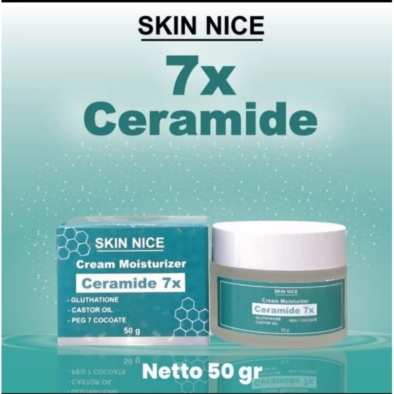 Jual SKIN NICE CERAMIDE 7X CREAM MOISTURIZER GEL BPOM | Shopee Indonesia