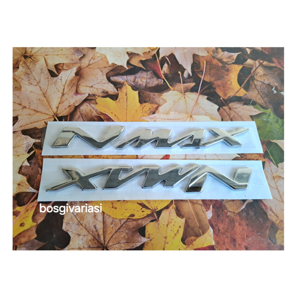 Jual Emblem Logo nmax chrome / Logo timbul nmax chrom / emblem timbul ...
