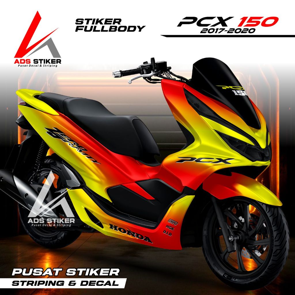 Jual Decal PCX 150 Fullbody - Stiker PCX 150 2017 - 2019 Stiker PCX 150 ...