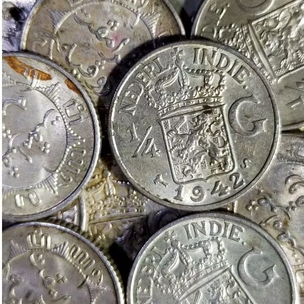 Jual UANG KOIN KUNO || KOIN PERAK || SILVER COIN 1/4 G ( GULDEN ...