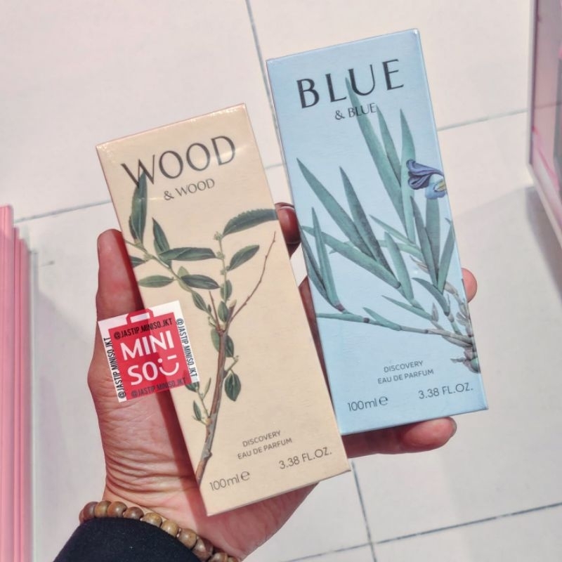 Jual MINISO 🆕 Parfum Cowok DISCOVERY Eau De Parfum BLUE and BLUE / WOOD ...