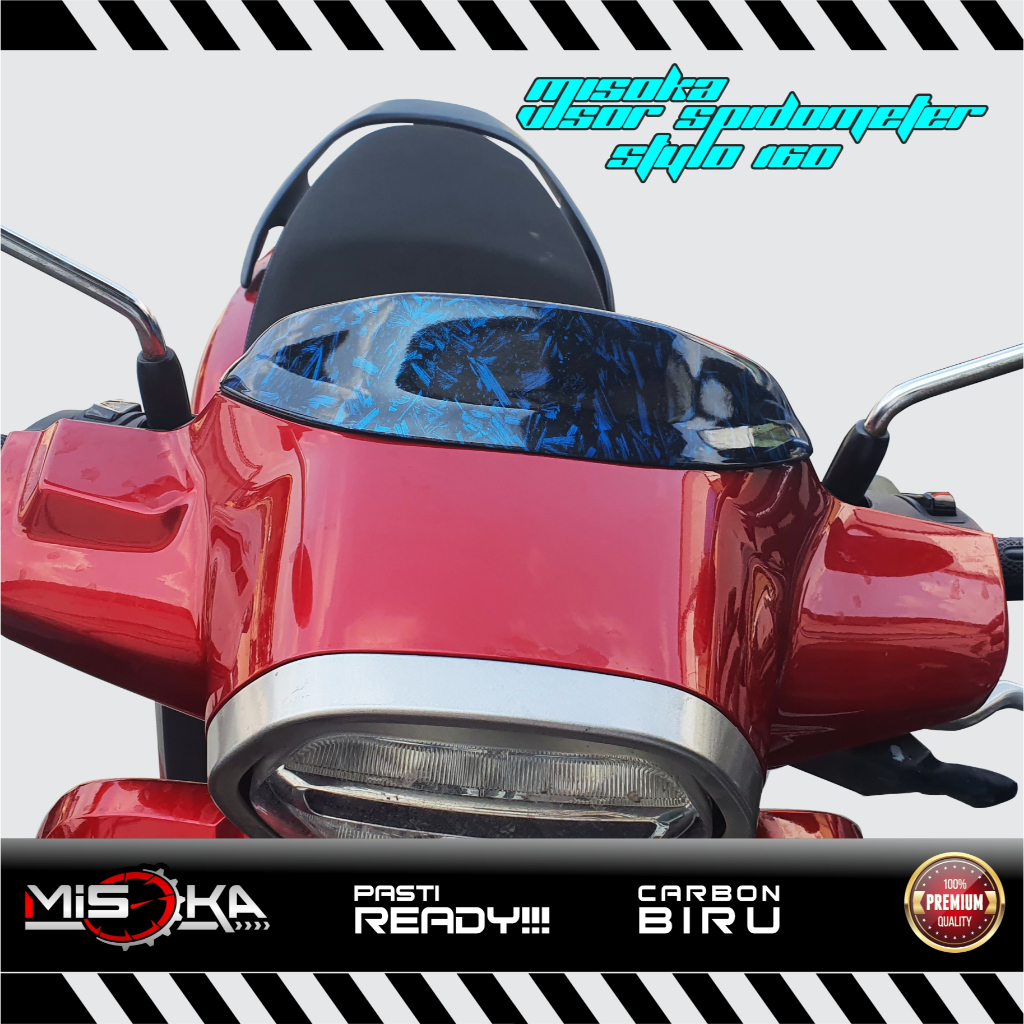 Jual Misoka Visor Speedometer Stylo 160 Carbon ABS Keren Aksesoris ...