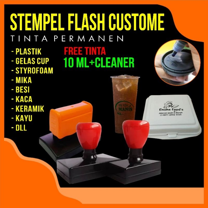 Jual STEMPEL GELAS CUP / PLASTIK / STYROFOAM / BESI / KAYU / MIKA DLL ...
