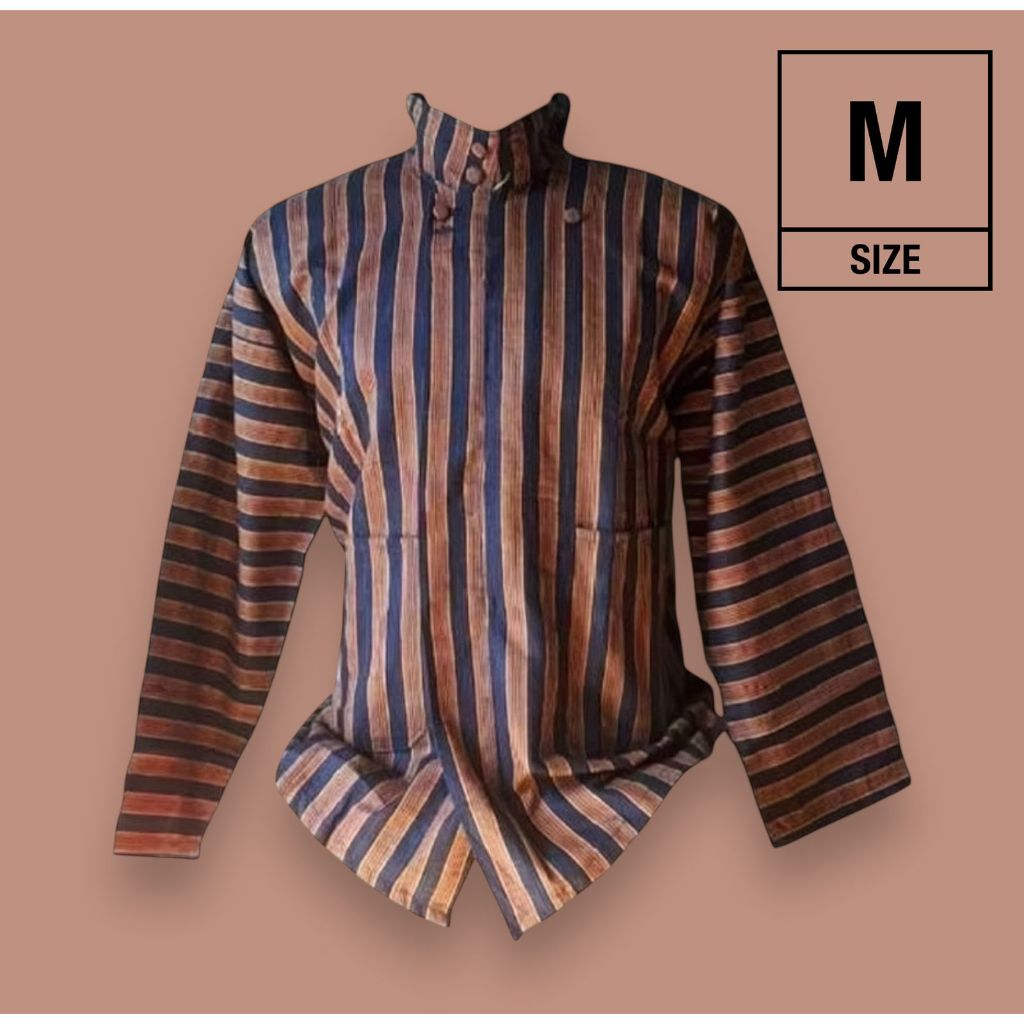 Jual Surjan Baju Adat Pria Lurik Solo Jogja | Shopee Indonesia