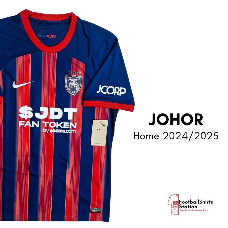 Jual Jersey JDT Johor Darul Tak'zim Home 2024/2025 Nameset Geraldes ...