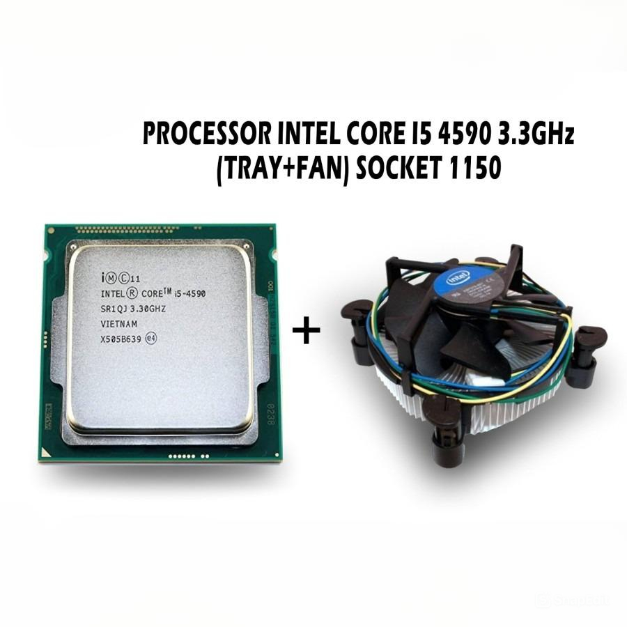 Jual Processor Intel Core i5-4590 3.3Ghz Tray Socket LGA 1150 + FAN ...