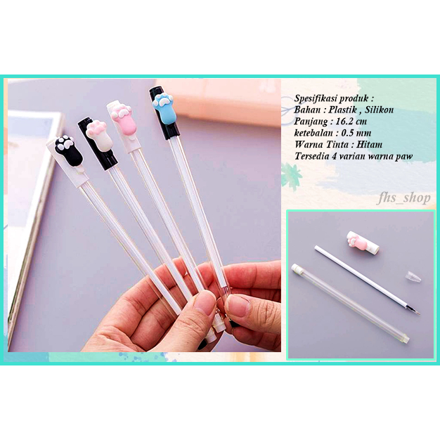 Jual Pulpen Gel Paw Pulpen Lucu Pulpen Kartun Pulpen Gel Lucu Pulpen ...