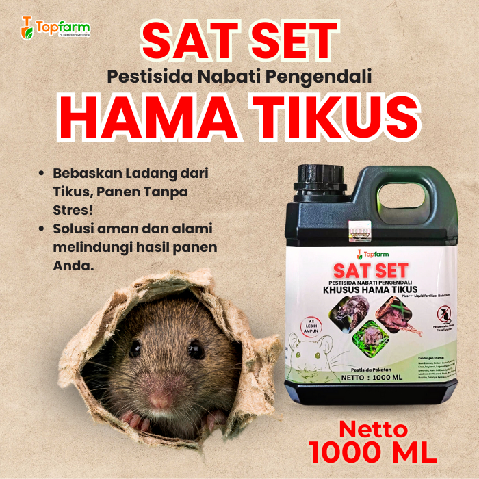 Jual Pestisida Topfarm / Obat Tikus Untuk Di Sawah / Obat Tikus Sawah ...