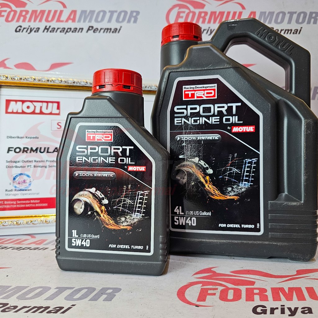 Jual [Oli Mobil] Motul TRD Sport Engine Diesel Turbo (Original Resmi ...