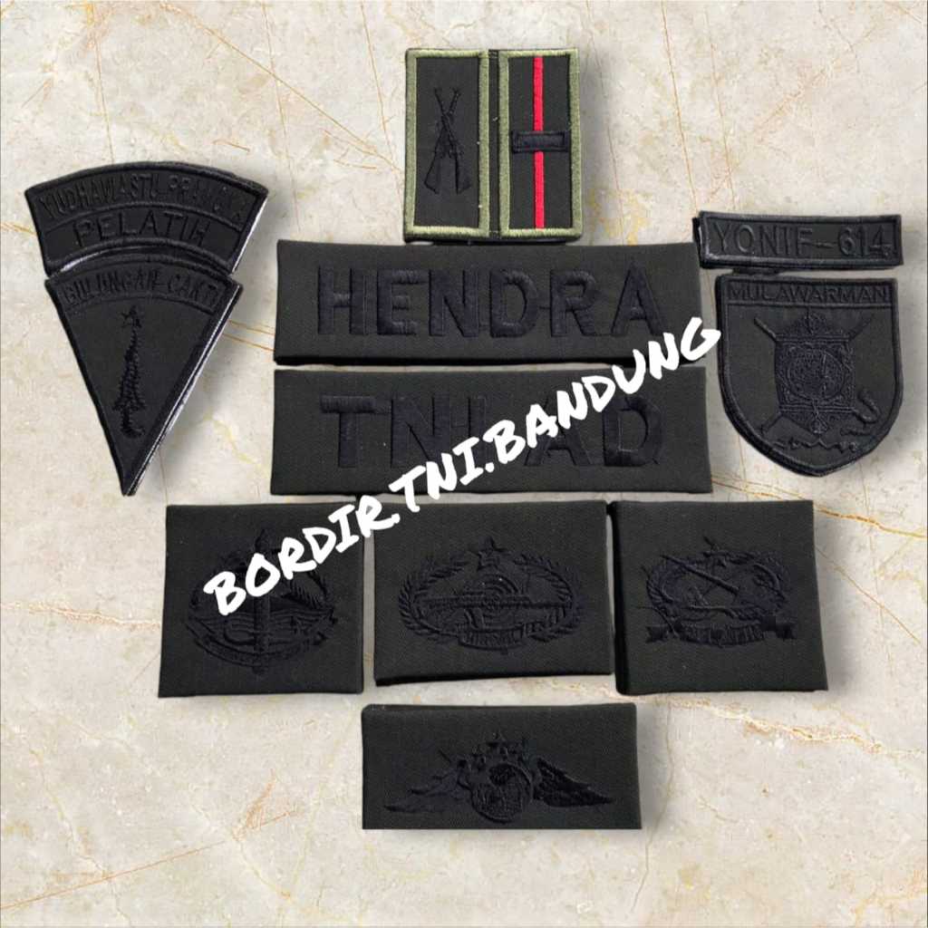 Jual PAPAN NAMA PDL BORDIR TNI AD TNI AU TNI AL BORDIR NAMA PDL MALVINAS | Shopee Indonesia