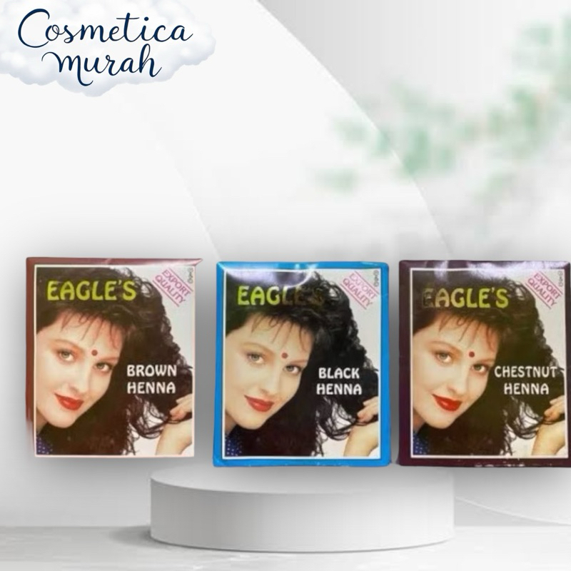 Jual cosmeticamurah - HENNA EAGLE CAT RAMBUT - HENNA HAIR COLOURING CAT ...