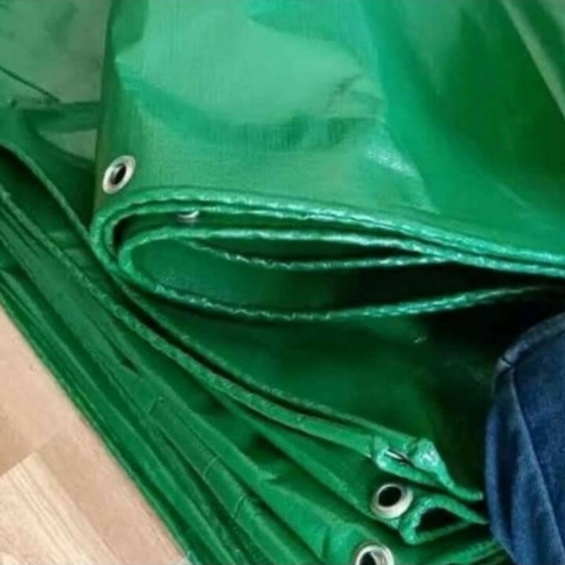 Jual terpal tenda ukuran 4,3m x 8,3 a12 korea warna hijau bahan tebal ...