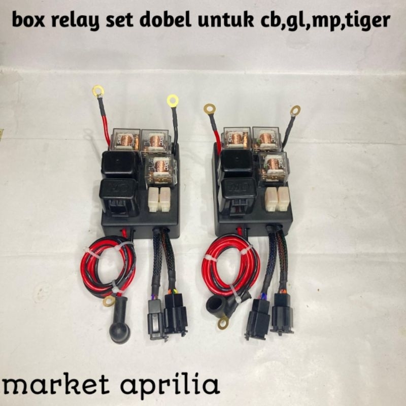 Jual box relay set dobel pnp di cb gl mp tiger/inti perkabelan | Shopee Indonesia