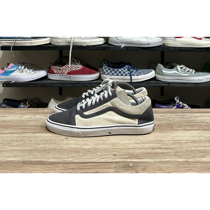 Jual Vans Os Cream Dark Grey | Shopee Indonesia