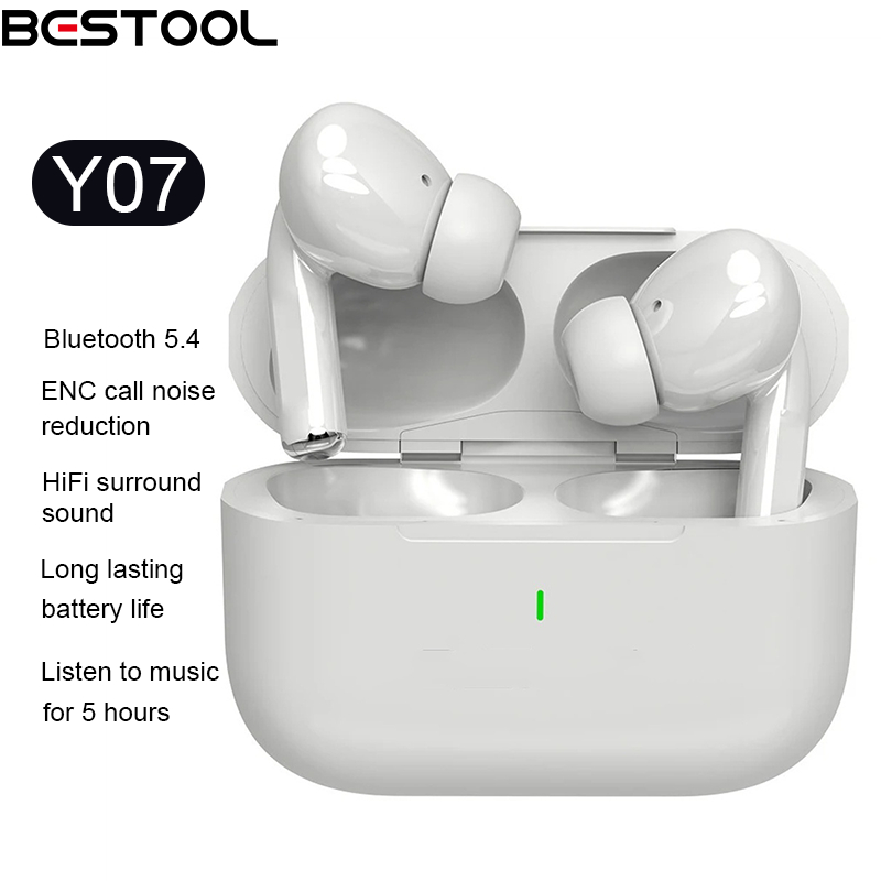 Jual Bestool Y07 ANC Noise Wireless 5.3 Bluetooth Earphone Untuk iPhone Samsung Huawei Xiaomi ...