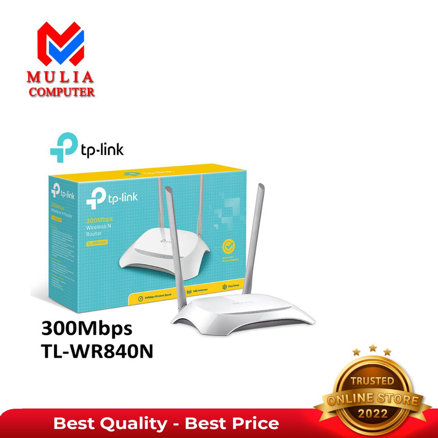 Jual TP-LINK TL-WR840N WIRELESS ROUTER 300Mbps | Shopee Indonesia