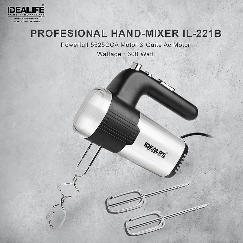Jual Mixer Tangan IL-221 Mixer Tangan Profesional - IDEALIFE | Shopee ...